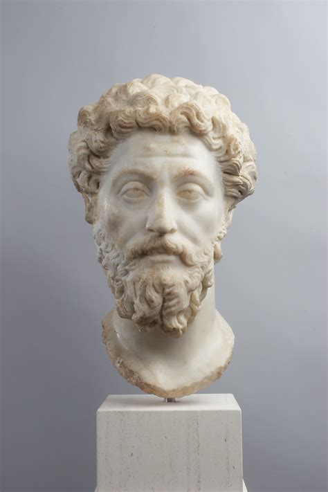 Portrait Of Emperor Marcus Aurelius R 161180 Ad Liebieghaus