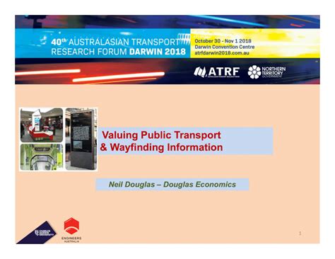 Pdf Valuing Public Transport And Wayfinding Information