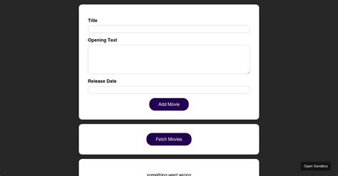 Api Integration Codesandbox
