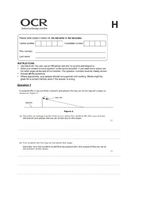 Physics January Test Test Studocu
