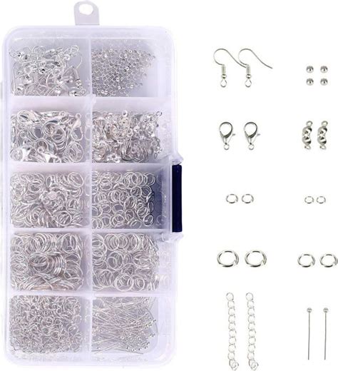 Kit De Fabrication De Bijoux 650 Pièces Faisant Starter Kit Accessoire De Creation Bijoux Pour