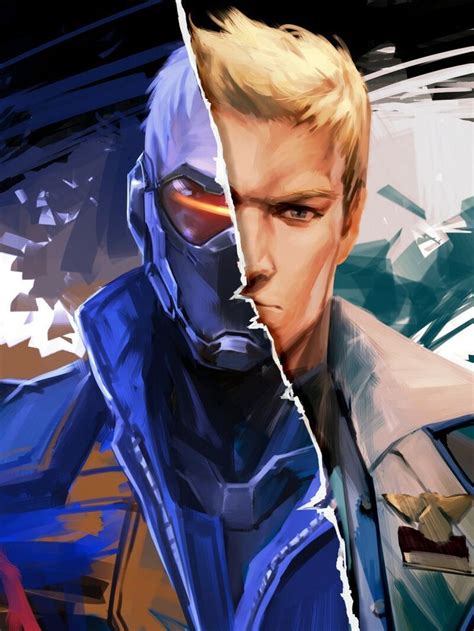 Soldier 76 Overwatch Fan Art Hero Fan Art Blizzard Soldier76 With