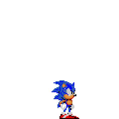 Sonic 1 Boxart Style Pixel Art