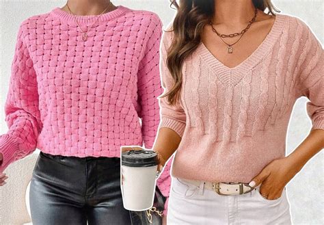 Вяжем спицами по мотивам Shein 5 джемперов из пряжи розовых оттенков Вяжем вместе Дзен