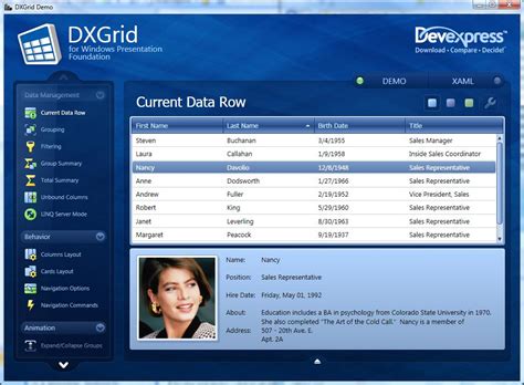 smooth silky sleek sweet meet dxgrid for wpf