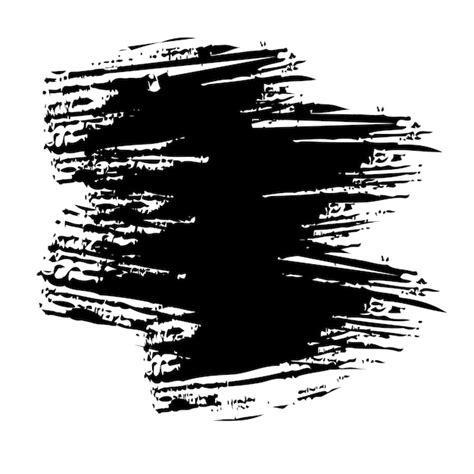 터 브러시 스트로크 세트 프리미엄 벡터