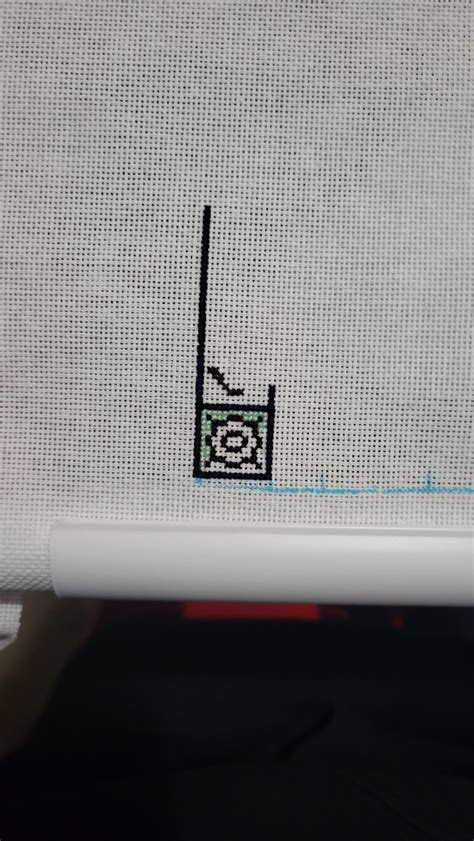 [wip] first pattern i ve made myself and first time using 22 count aida