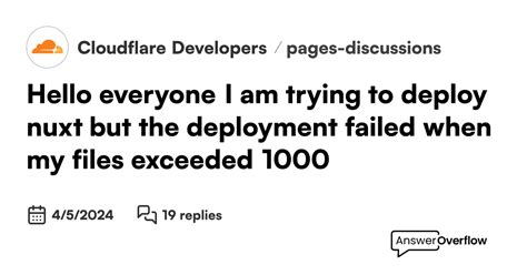Hello Everyone I Am Trying To Deploy Nuxt But The Deployment Failed