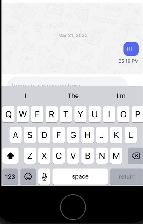 textinput getting covered by keyboard only on iphone 8 · issue 2362 · faridsafi react native