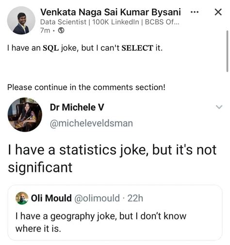 i have a chatgpt joke but deepseek stole it thanks venkata naga sai… sonali kumar 17 comments