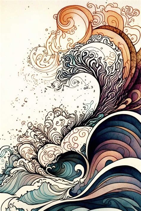 Abstract Wave Art Print