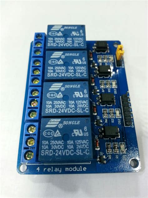 Channel V Relay Module With Optocoupler Rajiv Electronics