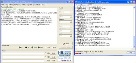 Test Emulátor Sériové Komunikace Com Port Data Emulator