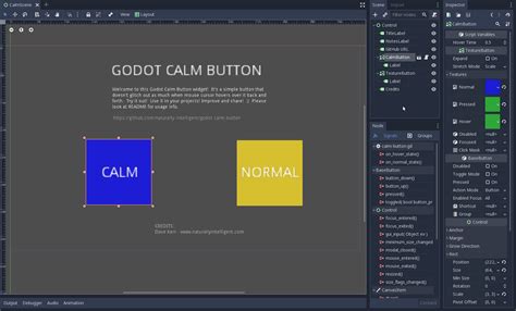 Godot Button Weisslog