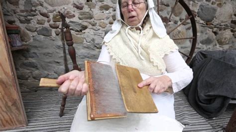 Carding Wool By Hand