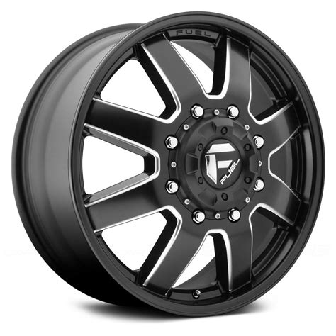 Fuel® D538 Dually Maverick Wheels Matte Black With Milled Accents Rims