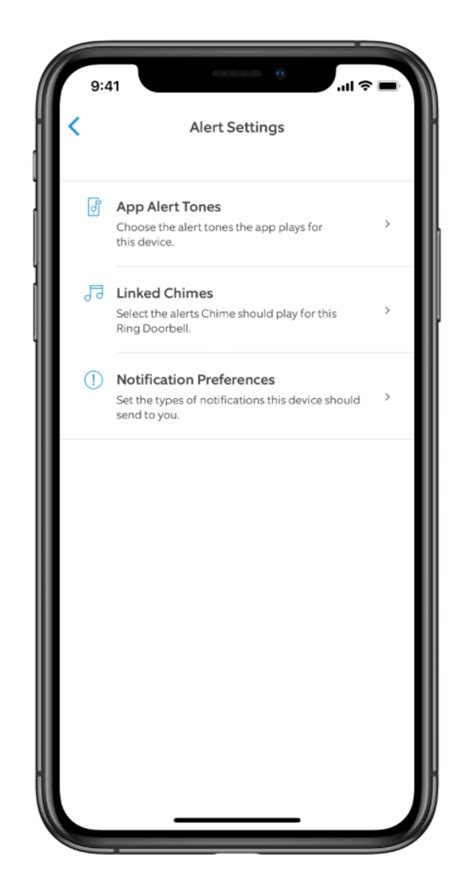Setting Up Alert Tones In The Ring App