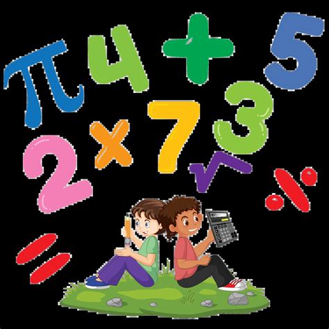 Playful Mathematics Clipart Young Learners Exploring Numbers And Symbols Clipartix Com