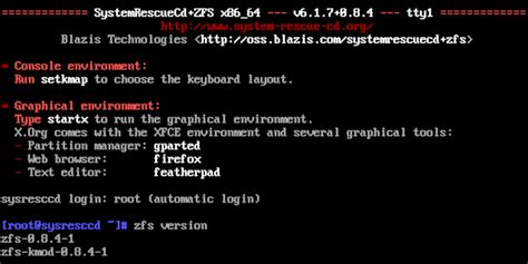 Github Nchevsky Systemrescue Zfs A Fork Of Systemrescue Formerly Systemrescuecd With Zfs
