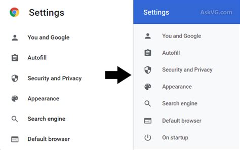 Tip Restore Classic Settings And Other Pages UI In Google Chrome AskVG