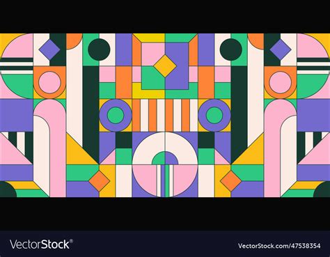 Modern Abstract Geometry Pattern Geometric Vector Image