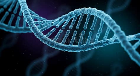 Dna Structure Visualization Double Helix Model Detailed Scientific