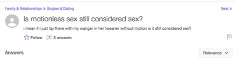 2O Yahoo Questions About Sex That Will Make You Lose Faith In Humanity EBaum S World
