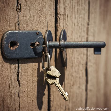 Lock And Key On A Thin Line Stable Diffusion Online