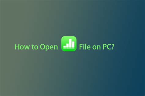 how to open numbers file on pc two methods for you