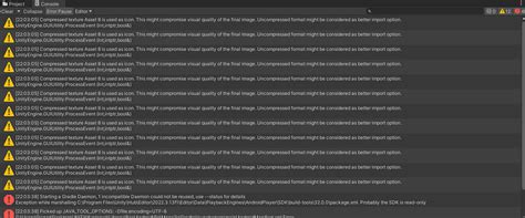 problem with bulid setting for my app ar questions and answers unity