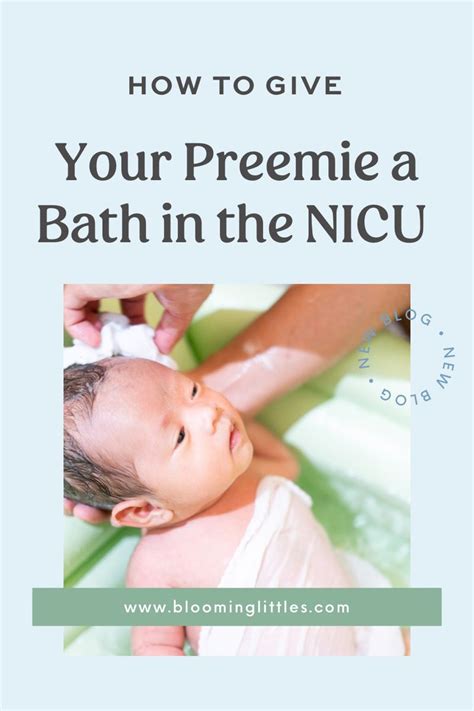 Learn How To Give Your Preemie A Bath In The NICU Nicu Preemie Babies Baby Cleaning Products