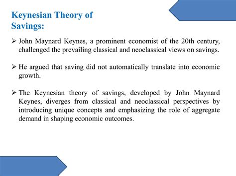 Theory Of Saving In Saving Function Pptx