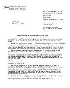 Ein Application And Employer Identification Number Lookup Gov