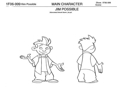 Kim Possible Character Sheet