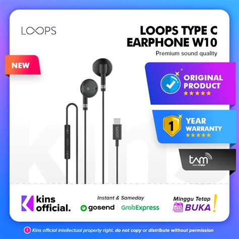 Jual Loops Type C Earphone W10 Shopee Indonesia