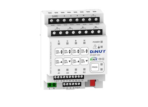 4 Channel Actuator For Switching Blinds And 4 Channel Regulation For RGBW LED Strips And 12
