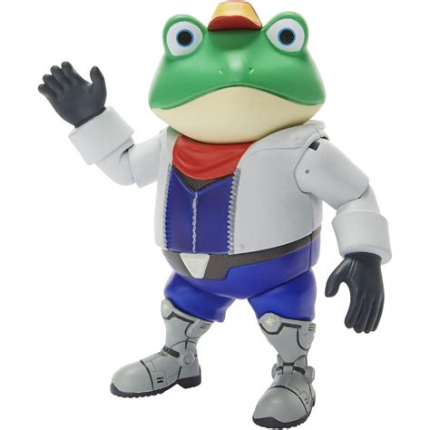 Star Fox Slippy Toad 4 Action Figure Jakks Pacific World Of Nint