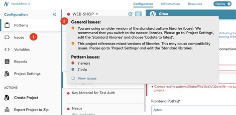 Solving Configuration Issues Nevis Documentation