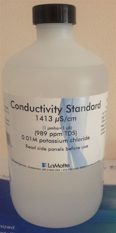 Lamotte 6354 L Conductivity Tds Solution 1413 Mscm 7 Ph 500ml Clear