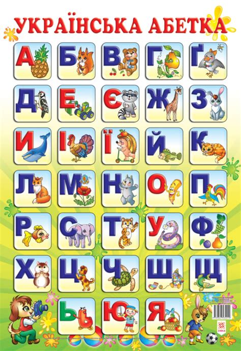 Плакат Українська абетка