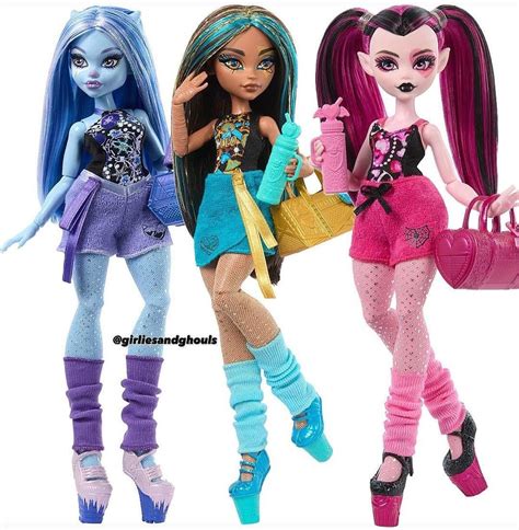 Monster High Ss4 Abbey Cleo And Draculaura Rdolls