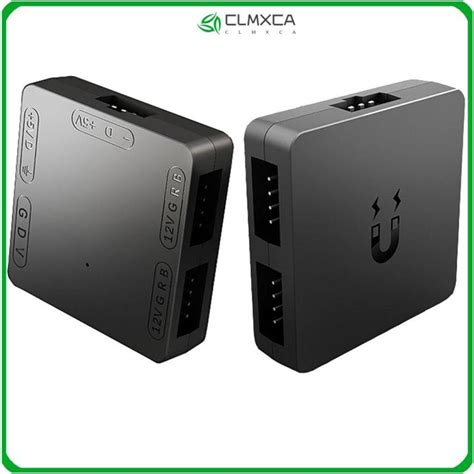 CLMXCA ADD RGB To RGB Light Adapter With SATA Power Cable V Pin To V Pin Transfer Hub