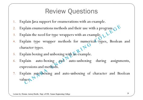 Enumerations Type Wrappers And Autoboxing Pdf
