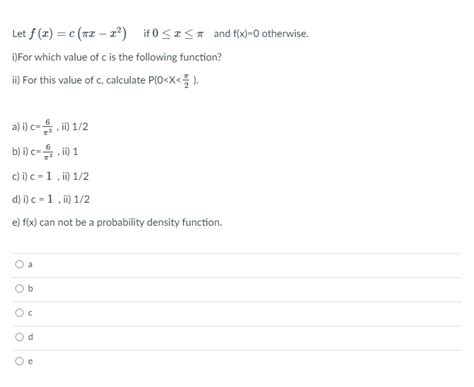 Solved Let F X C X If