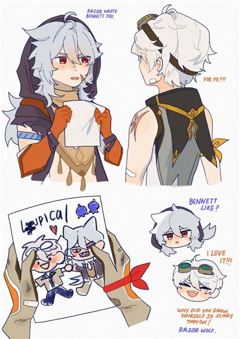 Bennett And Razor Genshin Impact Hoyolab