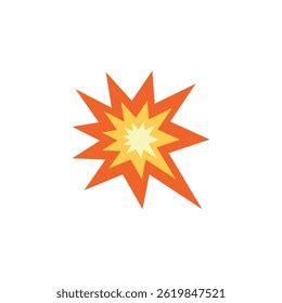 Explosion Emoji Vector Collision Star Burst Stock Vector Royalty Free