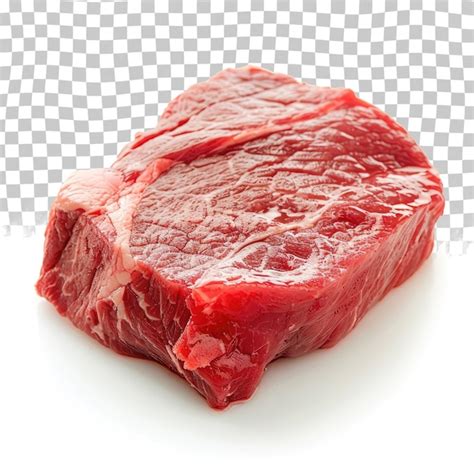 Premium Psd A Beef Cut In Half Sits On A White Background