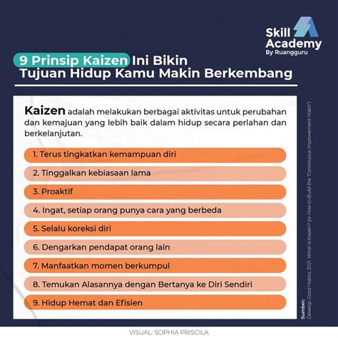 9 Prinsip Kaizen Ini Bikin Tujuan Hidup Kamu Makin Berkembang Blog Pengembangan Skill