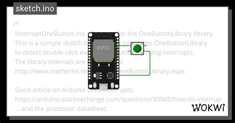 Esp8266 Onebutton Interrupt V2 Wokwi Esp32 Stm32 Arduino Simulator