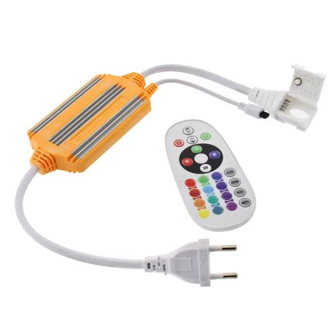 Controlador Ir Tira Led 220v Rgb 1500w Ip67 Conectores Rápidos Tiras Led Y Neones
